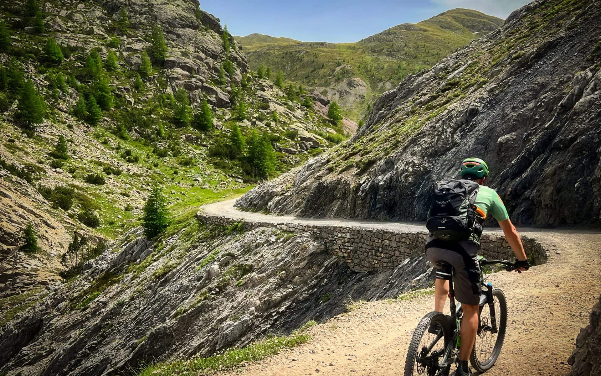 MTB Übergang Passo Val di Trela Trela